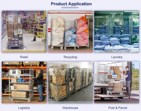 3 Sided Heavy Duty Roller Container - Roll Container, Wire Container ...