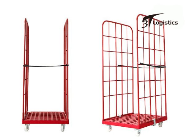 2-Sided Foldable Roll Containers - Roll Container, Wire Container ...